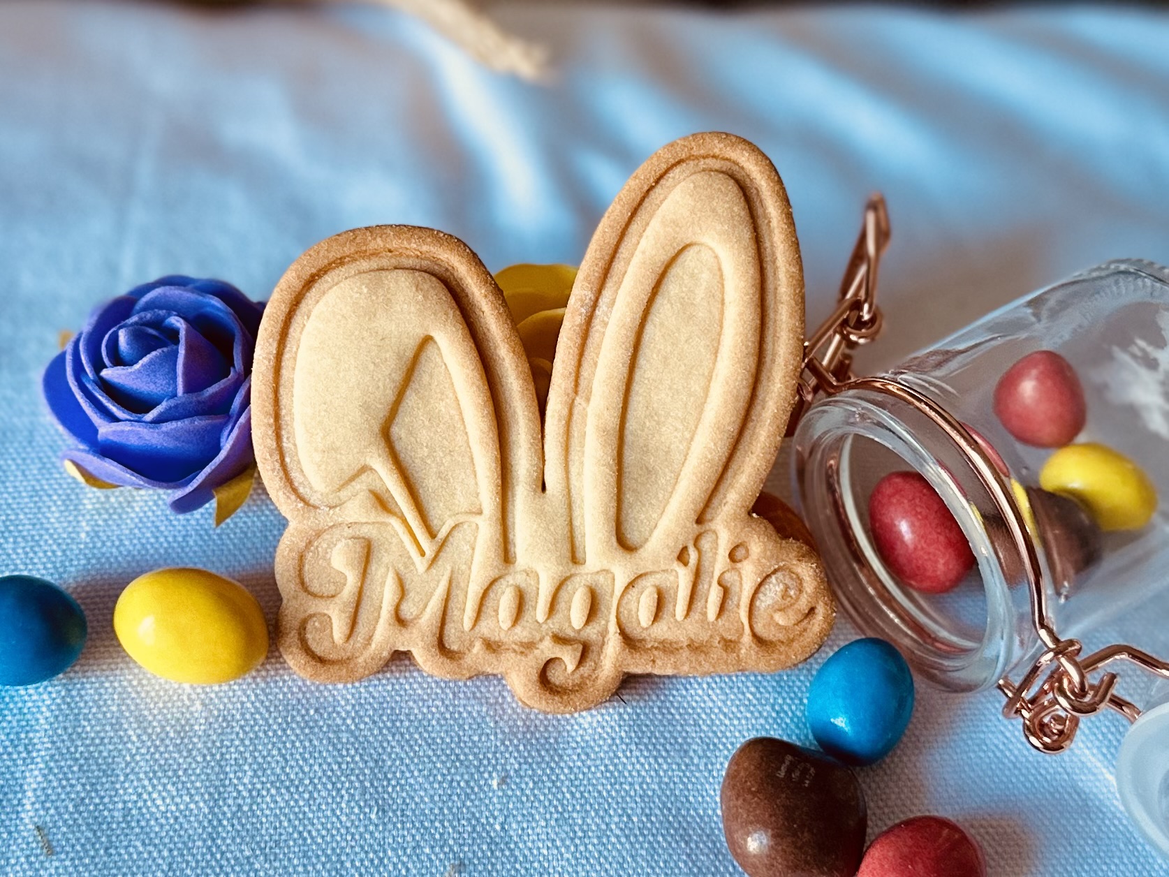 Emporte-pièce de Pâques oreilles de lapin personnalisé - Pâques ...