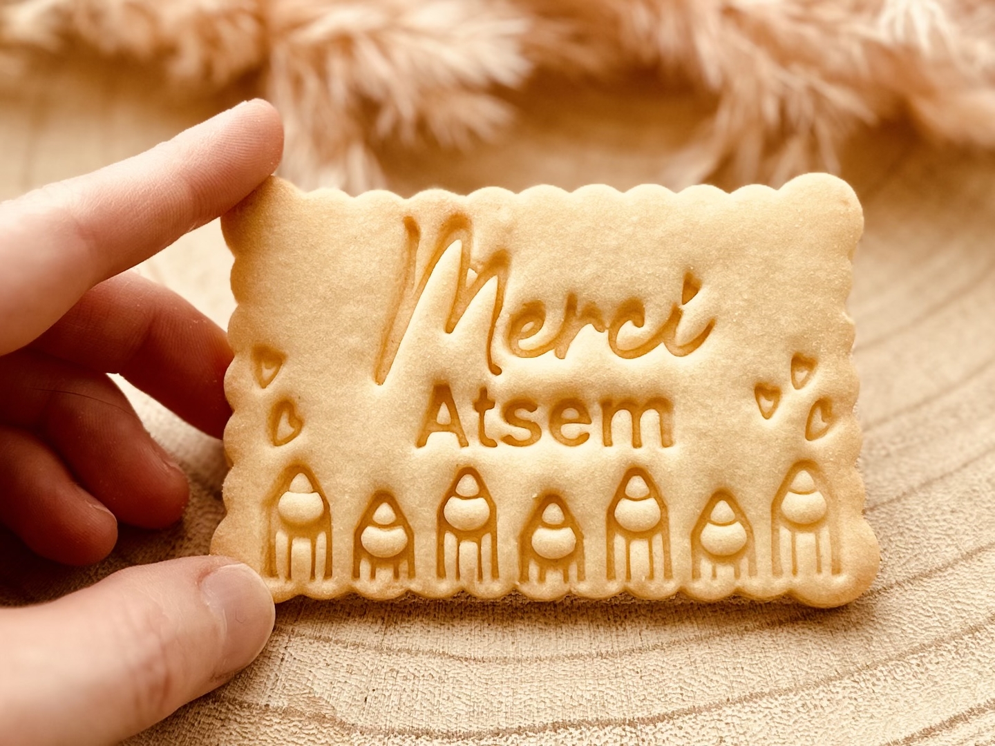 Emporte-pièce Merci Atsem - Emporte-pièces/Ecole - Little Cookie