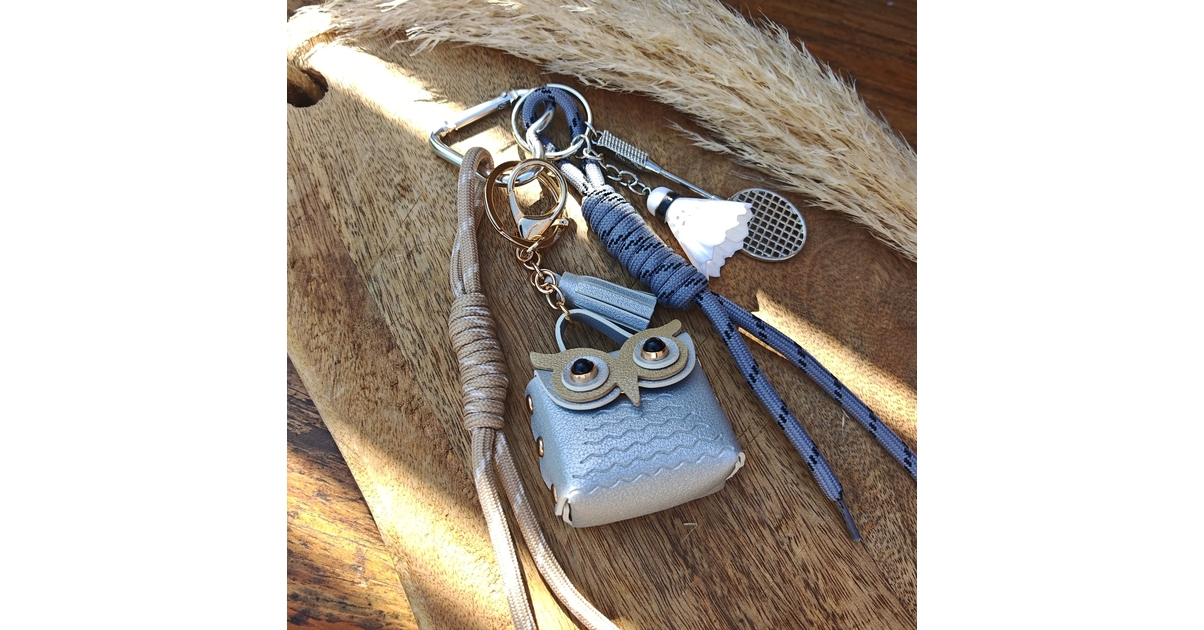 Grigri HIBOU Gris - Accessoires & GRIGRIS - GRAGENA
