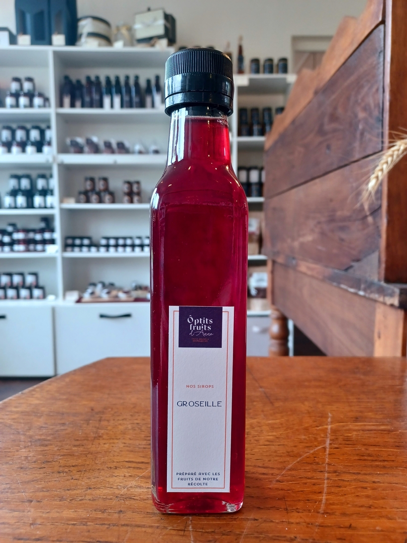 Sirop de groseilles - Sirops - O P'TITS FRUITS D'ANNE