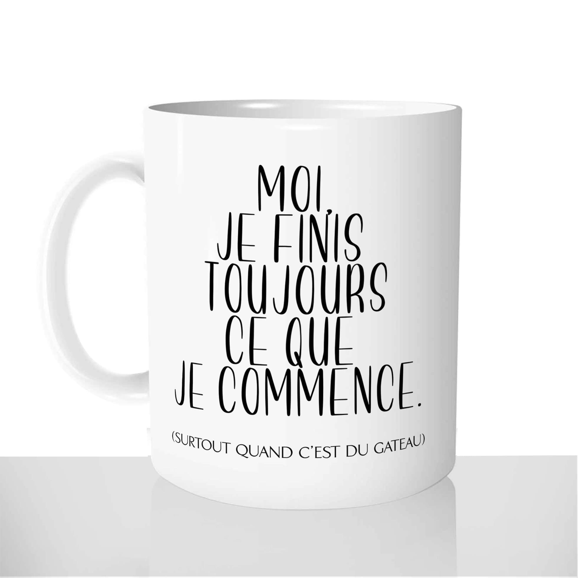 Mug Magique Moi Je Finis - Pour Les Gourmands - mug-magique