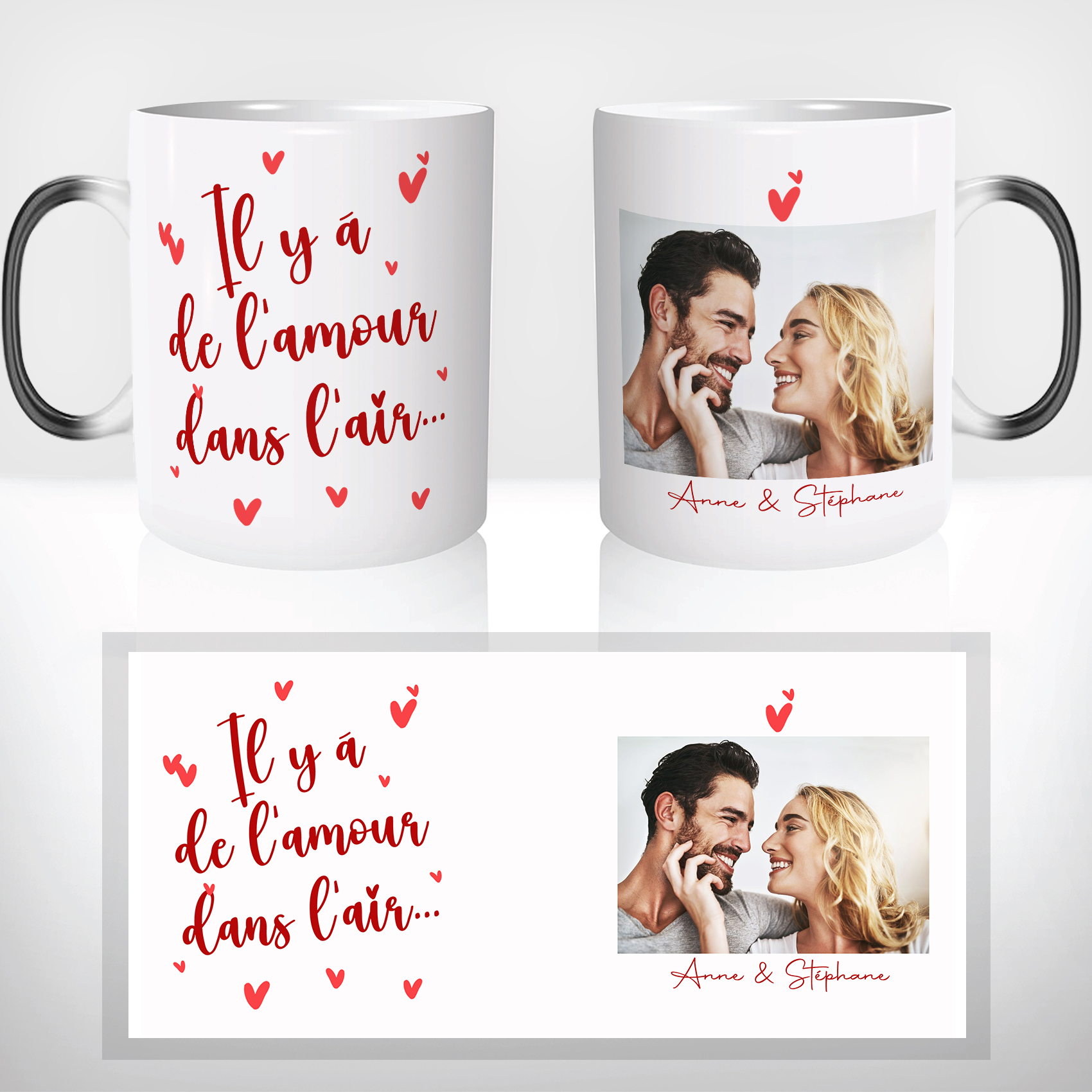 Mug Magique Personnalisé pour les couples