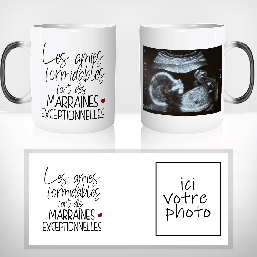 Mug Magique Marraine Exceptionnelle - Marraine - mug-magique