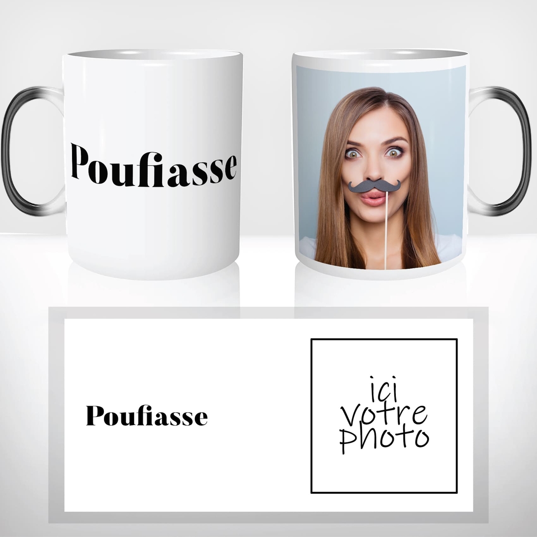Mug Thermoréactif Poufiasse - Tasse Pour Femmes - Mug-Magique.fr