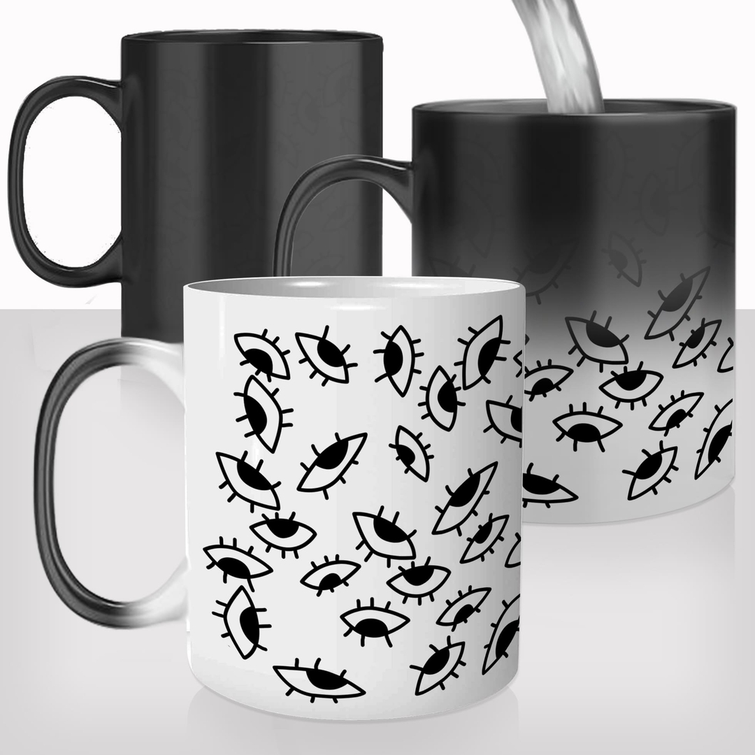 Mug Thermoréactif Œil - Tasse Originale - Mug-Magique.fr
