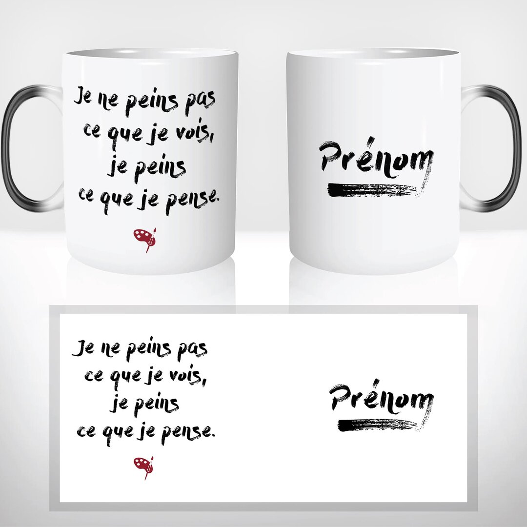Mug Magique Je Peins - Personnalisation Prénom/Citations - mug-magique