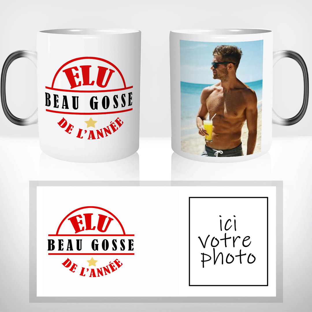 Mug Magique Beau Gosse de L'année - Photo/Hommes - Mug-Magique