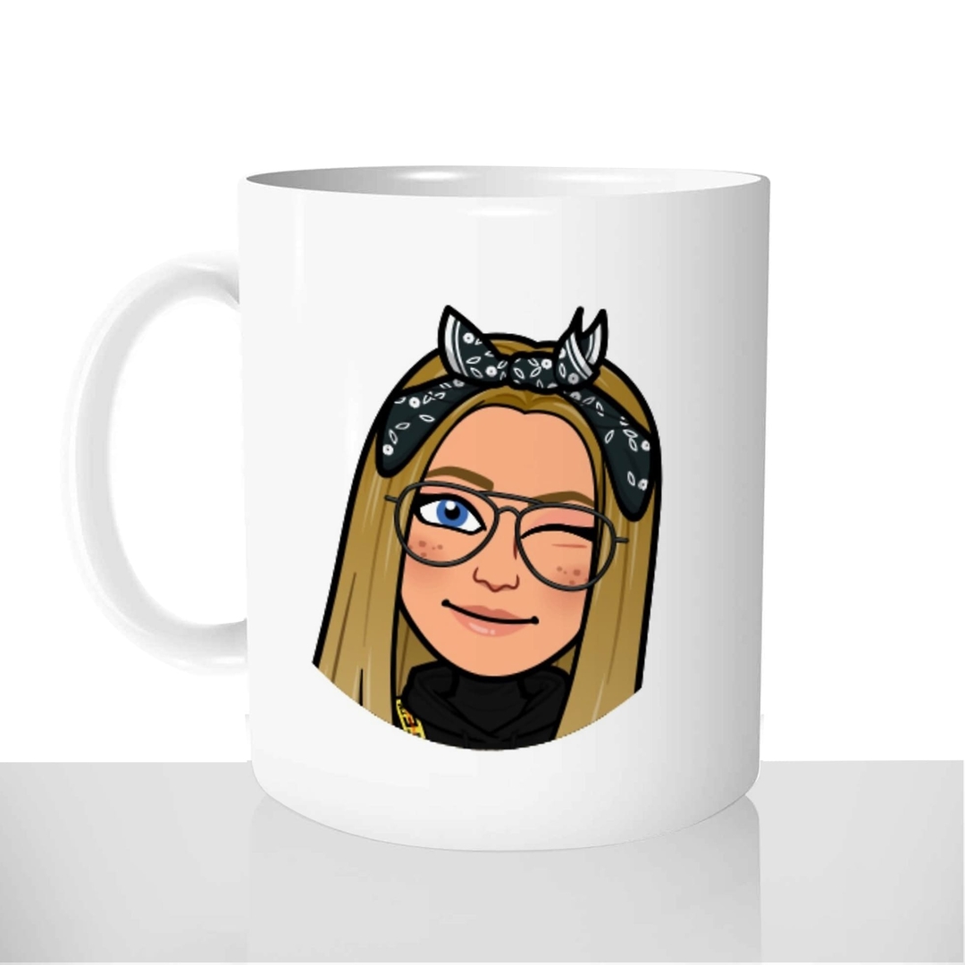 Mug Magique Bitmoji - Personnalisation Photo/Femmes - Mug-Magique