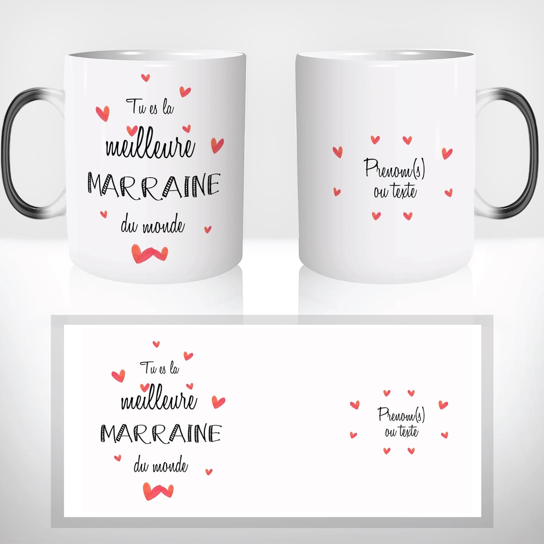 Mug Magique La Meilleure Marraine Du Monde - Marraine Mug-Magique