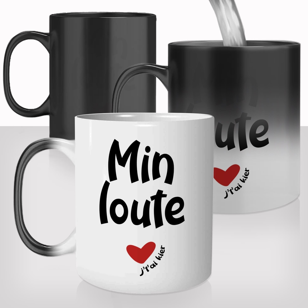 Mug Magique Min Loute J'T'ai Kier - Couples - Mug-Magique