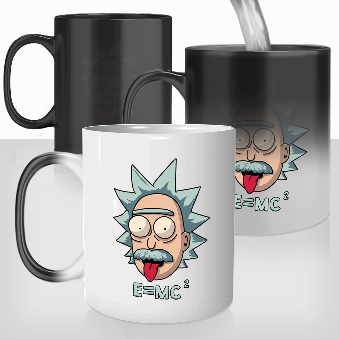 Mug Thermoréactif E=MC2 Rick - Tasse Rick Et Morty Mug-Magique.fr