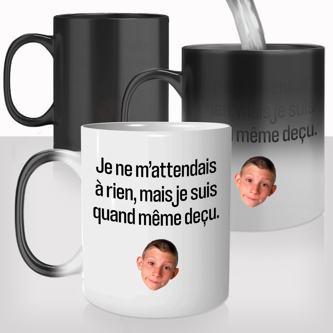 Mug Thermoréactif Je Suis Quand Même Déçu - Dewey - Mug-Magique