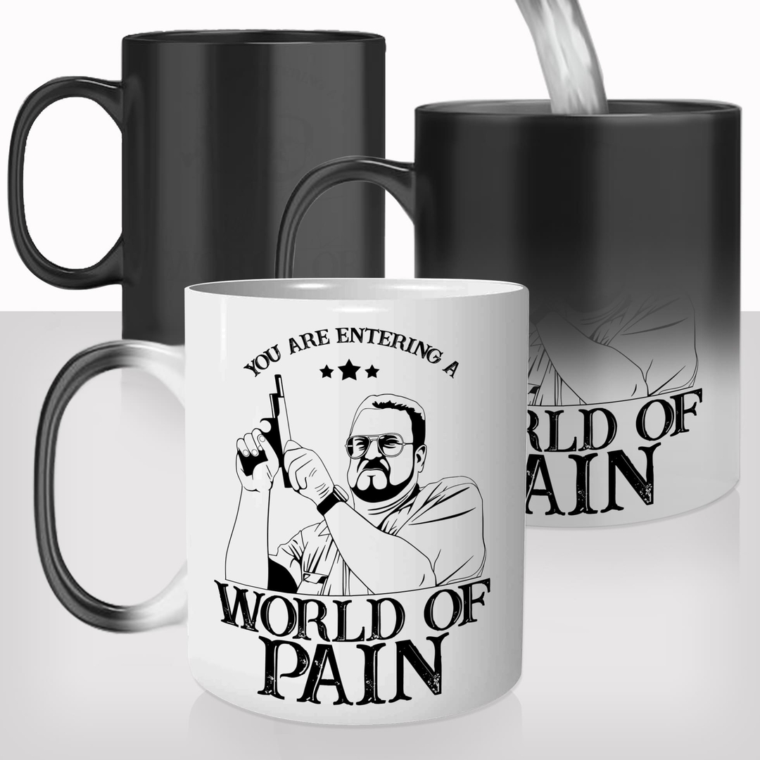Mug Magique World Of Pain - Tasse Cadeau Fun The Big Lebowski