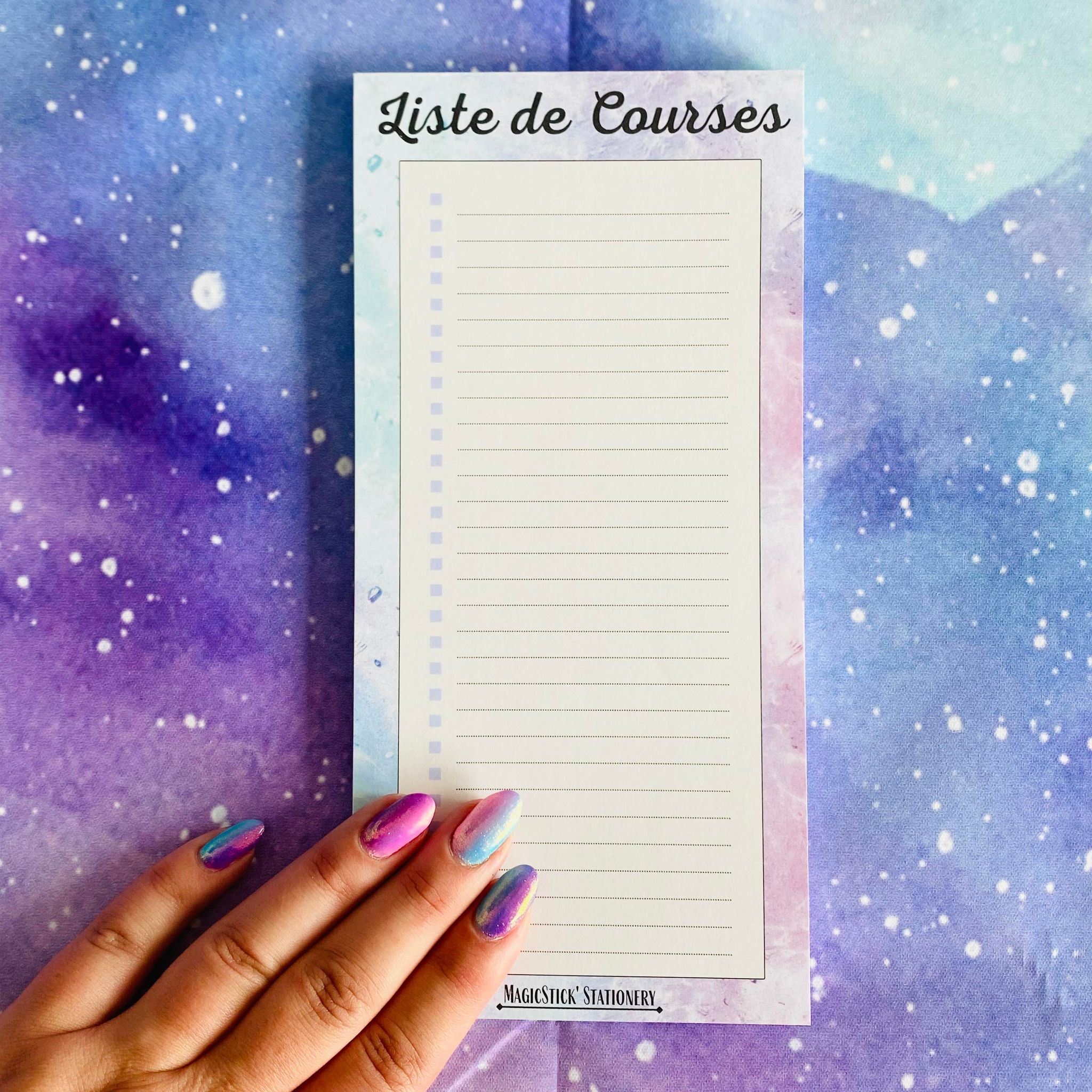 Papeterie - Liste de Courses - MagicStick' Stationery