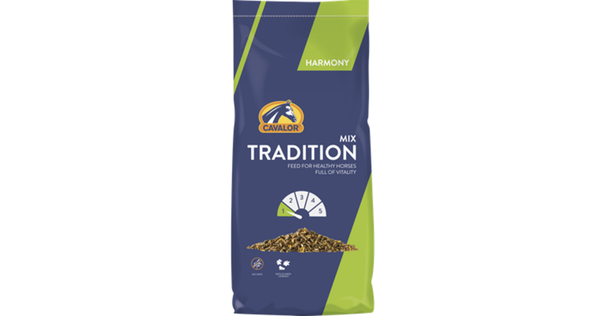 Cavalor Tradition Mix 20kg – Mélange sans avoine pour chevaux