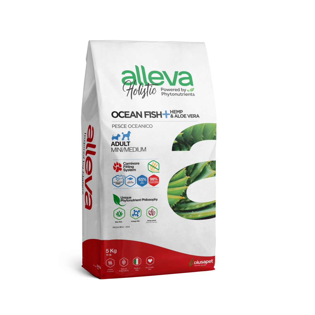 Alleva Holistic Poisson Adulte Mini/Medium - Sans Céréales
