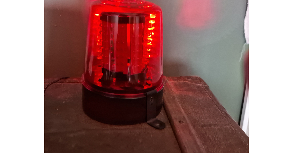 Gyrophare rouge - Location par thème/Pompiers - La festibox