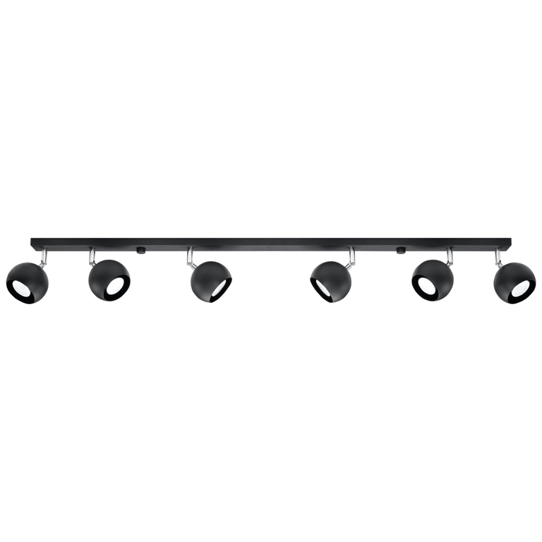 Plafonnier OCULARE 6L noir - Luminaires/Plafonnier design - Eden Deco