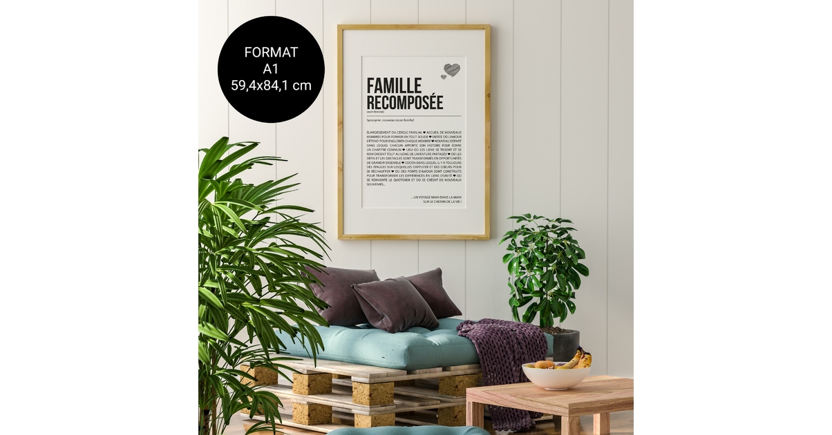 Affiche définition Famille Recomposée Numérique - CARTES ET AFFICHES ...