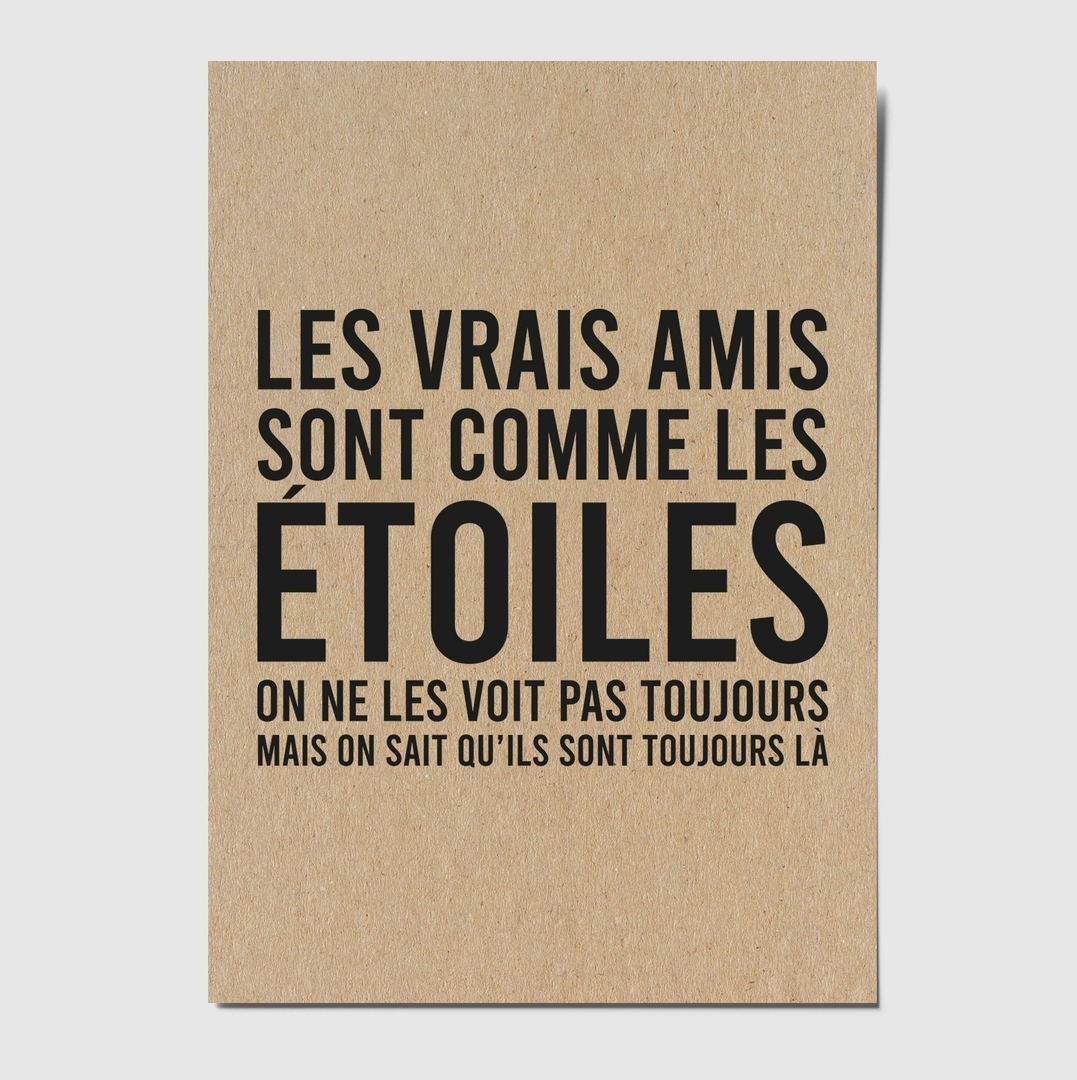 Carte citation amitié - happywesisters