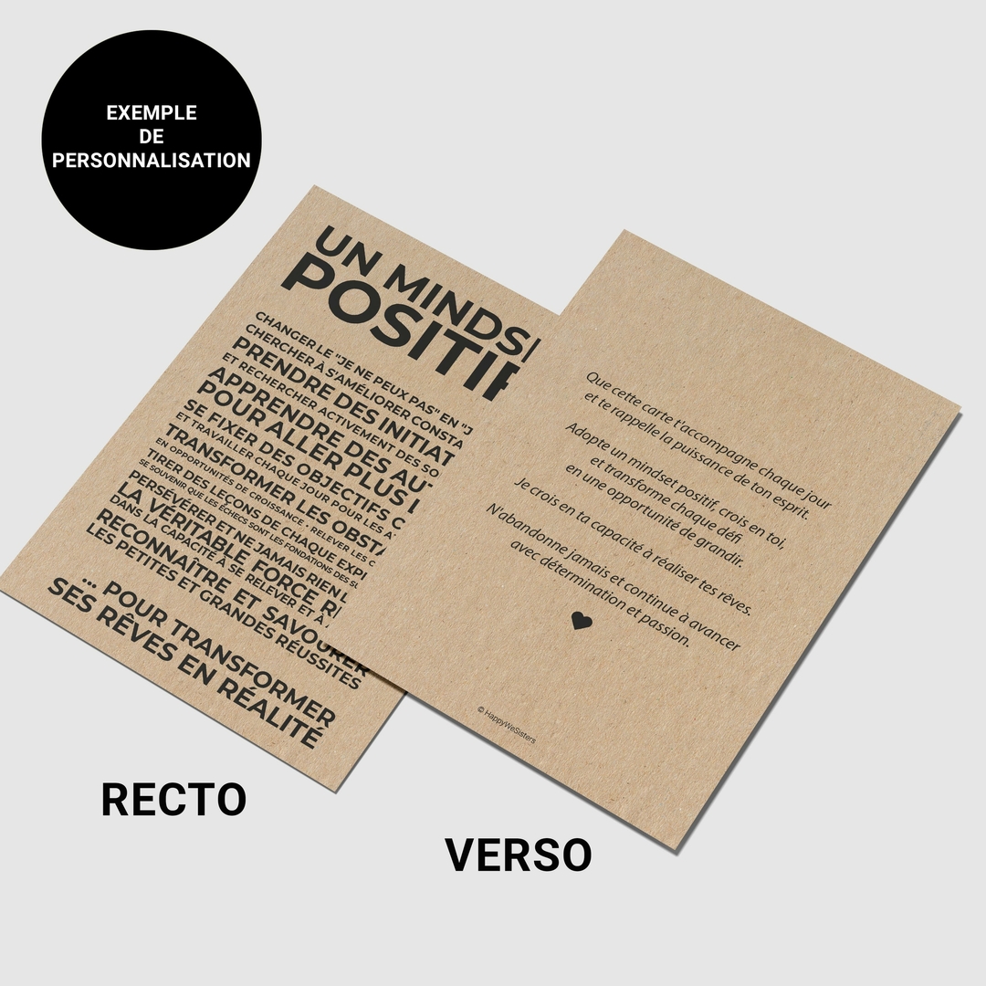Carte Un mindset positif - CARTES PAR OCCASION/ENCOURAGEMENTS EXAMEN ...
