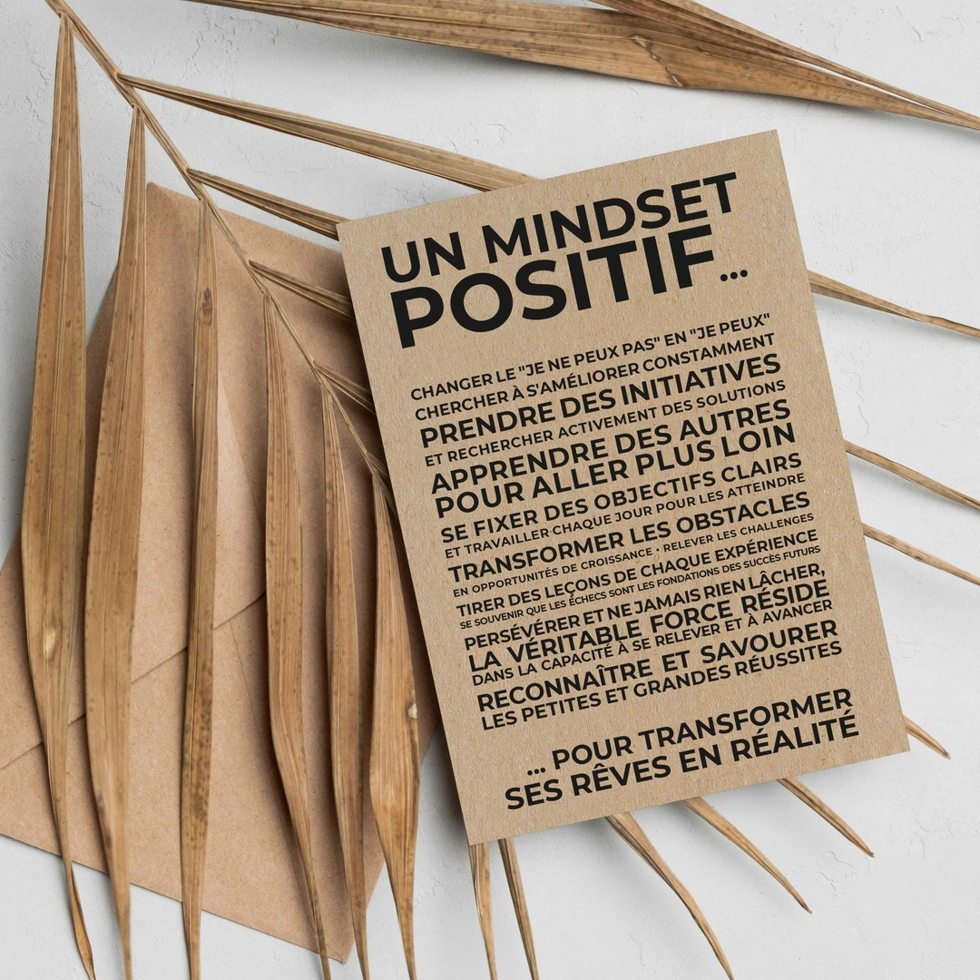 Carte Un mindset positif - CARTES PAR OCCASION/ENCOURAGEMENTS EXAMEN ...