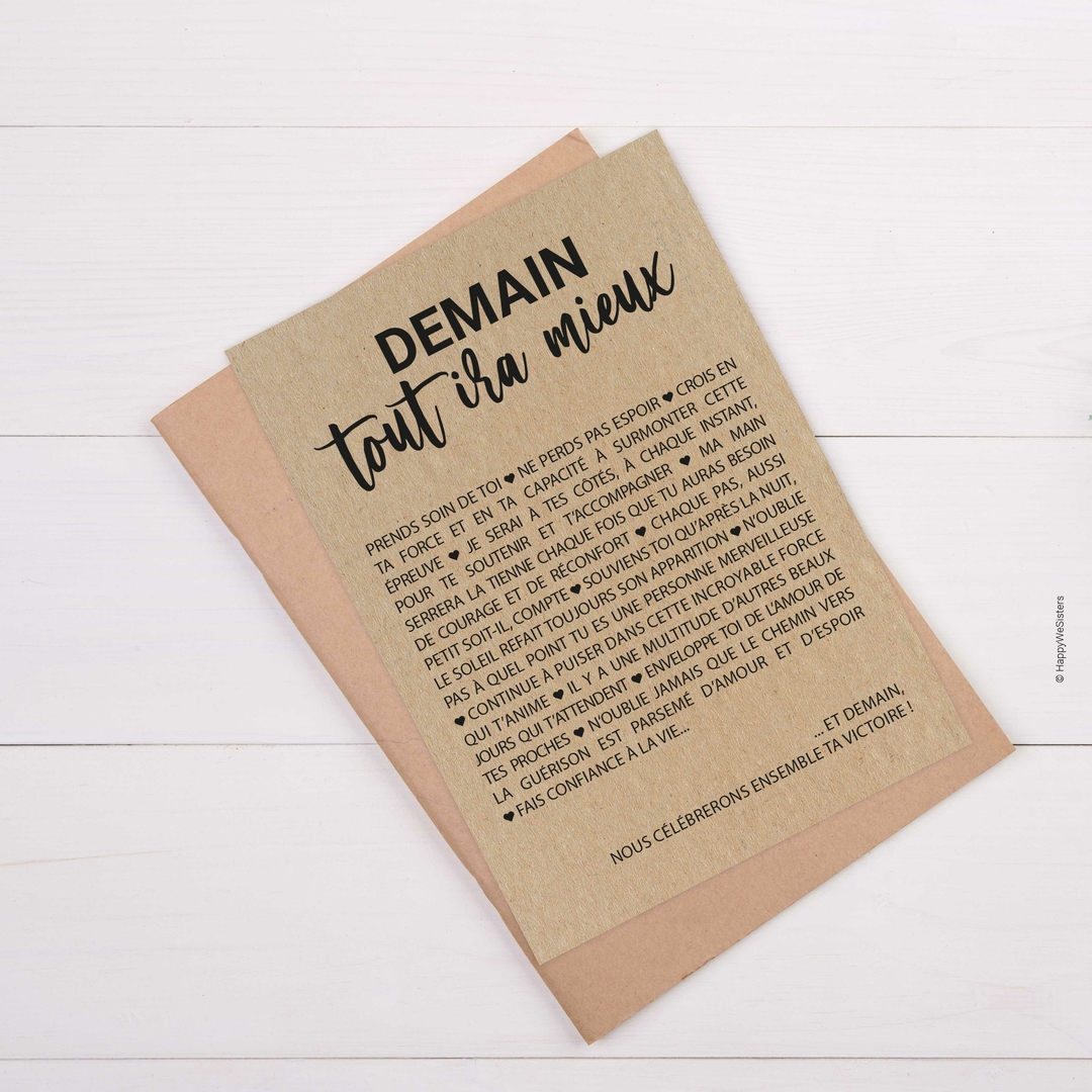 Demain tout ira mieux - happywesisters