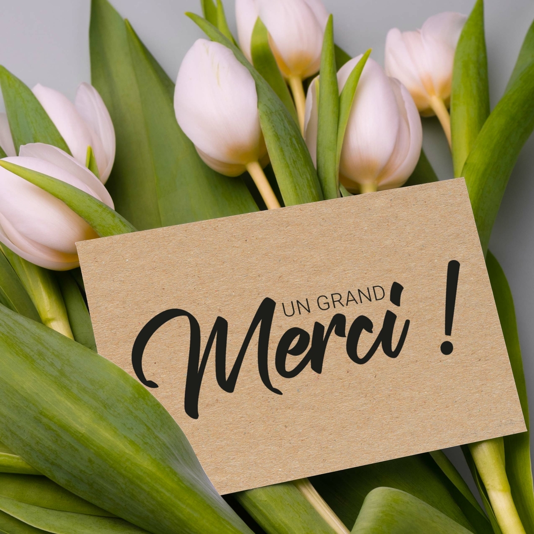 Carte "Un grand merci