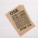 Ose - Carte de motivation - happywesisters