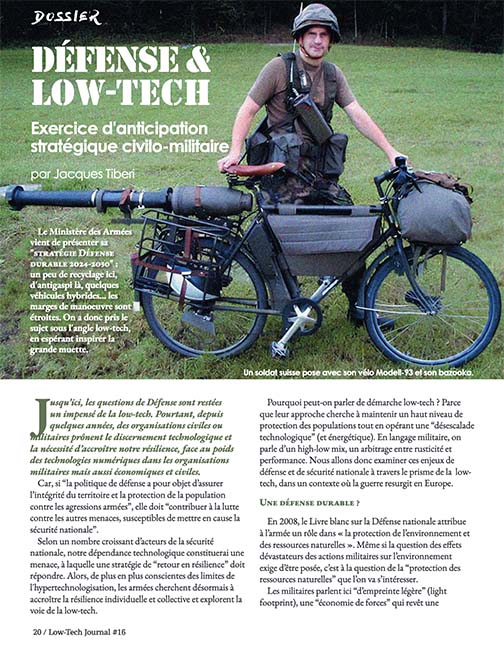 Low-Tech Journal, magazine pour une écologie du quotidien