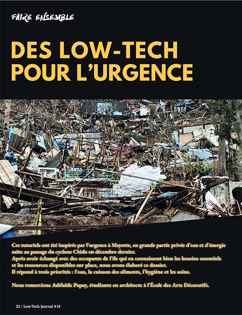 Low-Tech Journal, magazine pour une écologie du quotidien