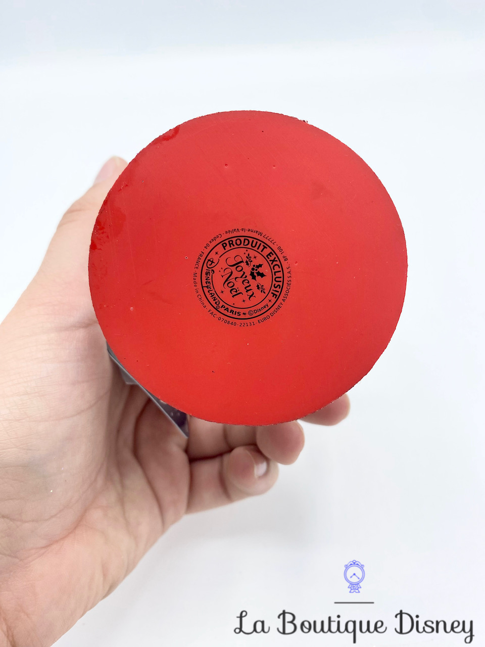 Boule Noël Château Fée Clochette Disneyland Paris Disney rouge vert ...