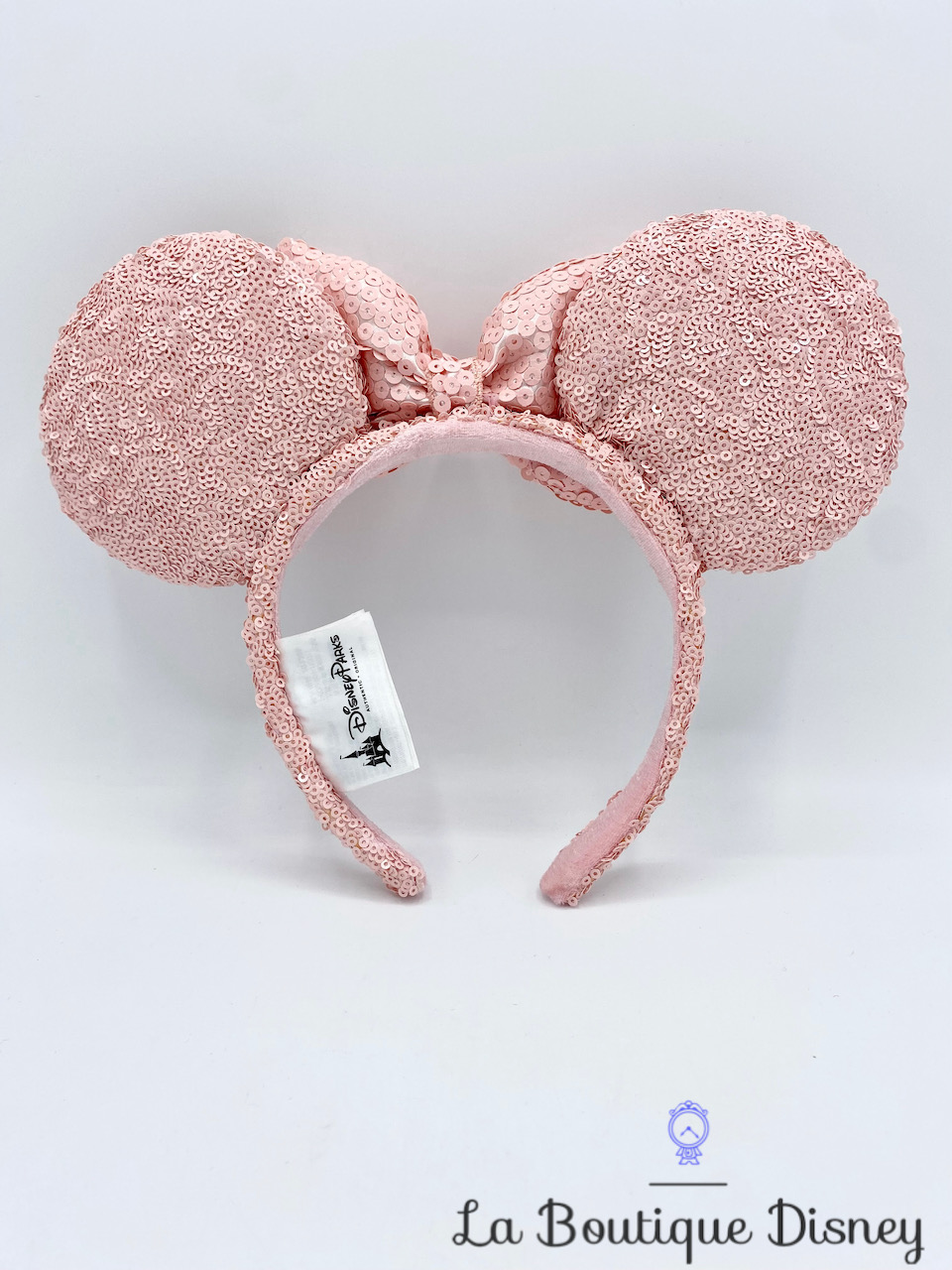 Serre tête Oreilles Minnie Mouse Sequins Roses Disney Parks Disneyland ...