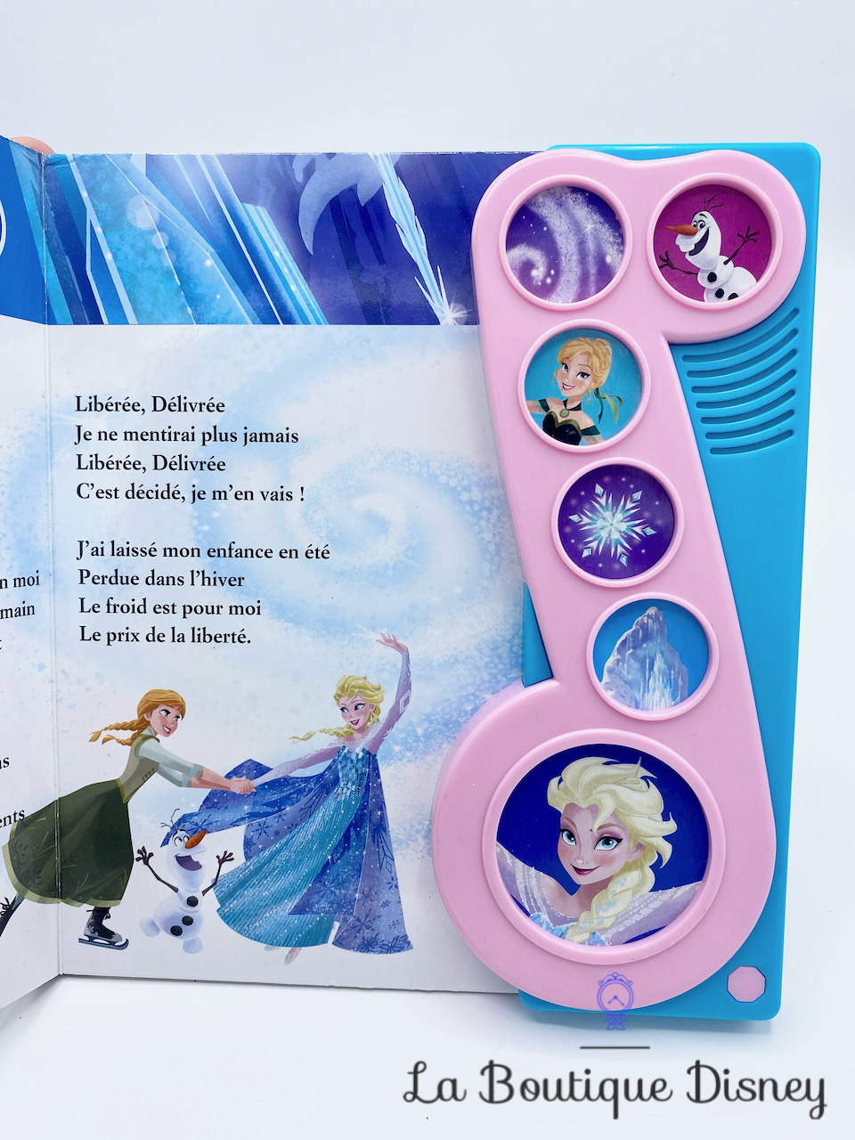 Livre musical La reine des neiges Libérée, délivrée Disney PI Kids Elsa ...