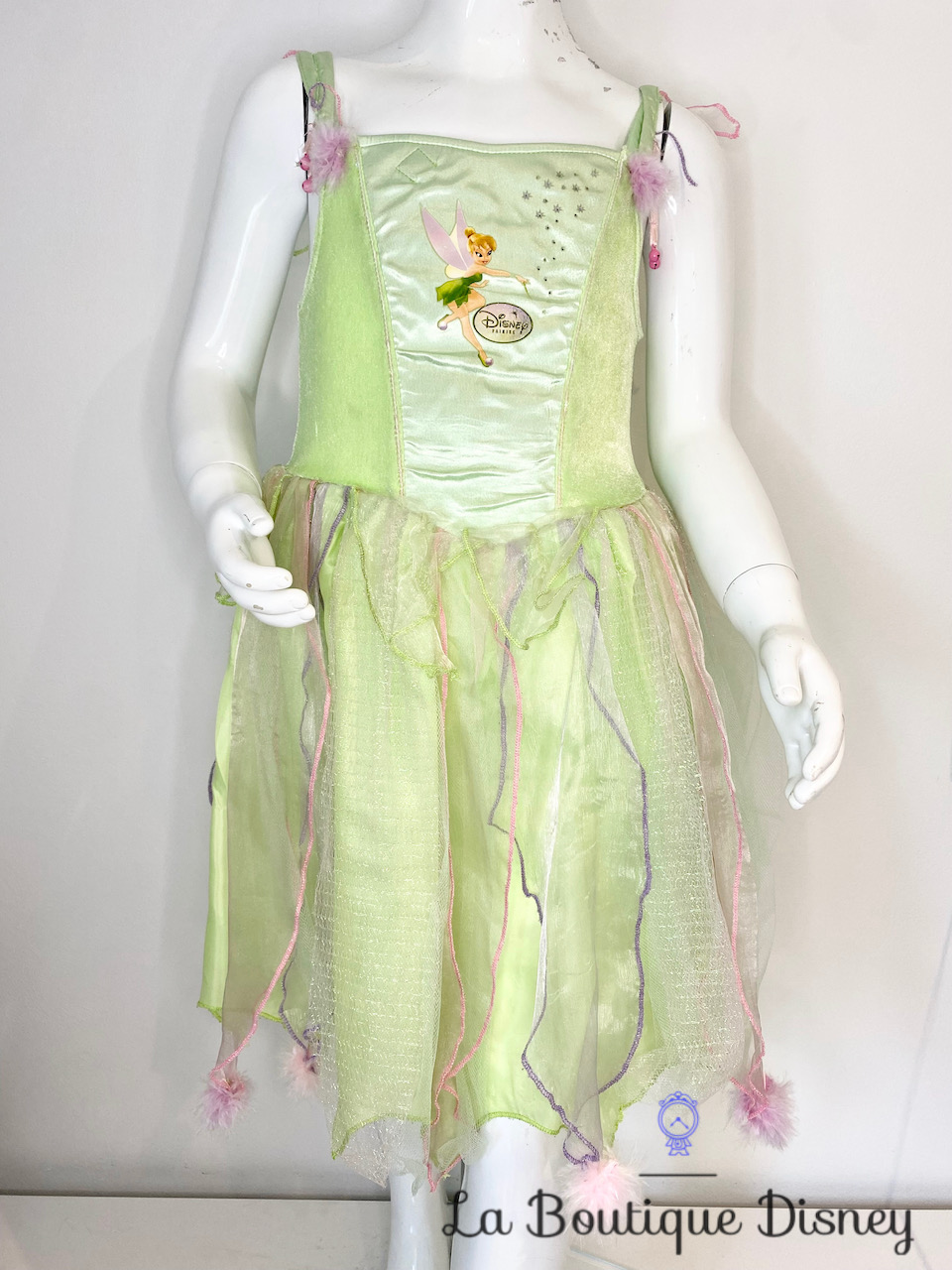 Déguisement Fée Clochette Disney Fairies taille 5-7 ans vert eau Peter ...