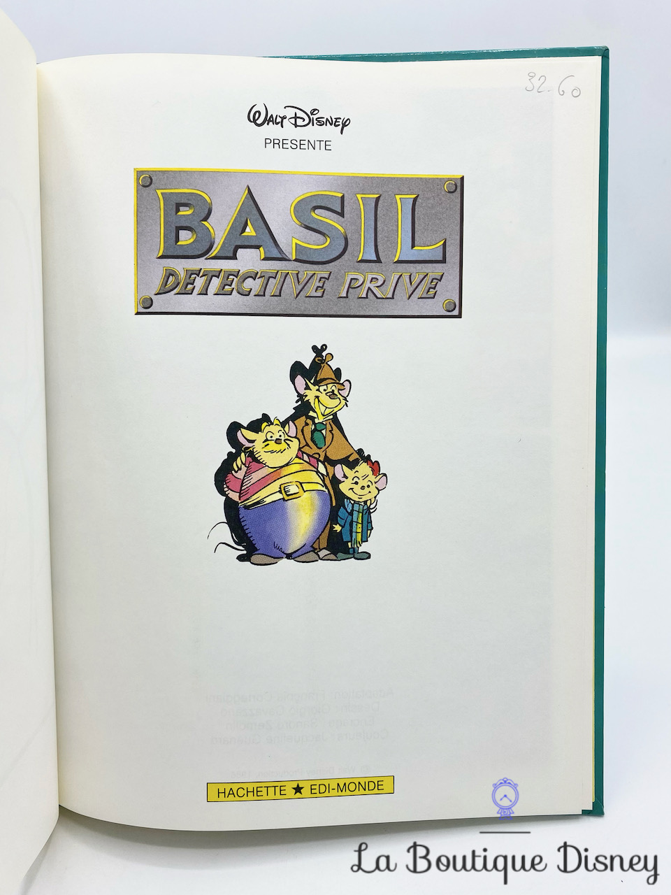 Livre ancien Basil Détective Privé Walt Disney Hachette BD 1986 bande dessinée - Livres/Livres ...