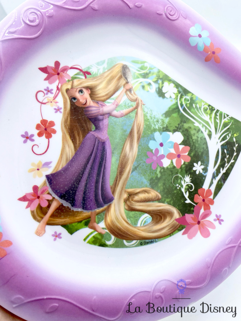 Assiette plastique Raiponce Disneyland Paris Disney Rapunzel princesse ...