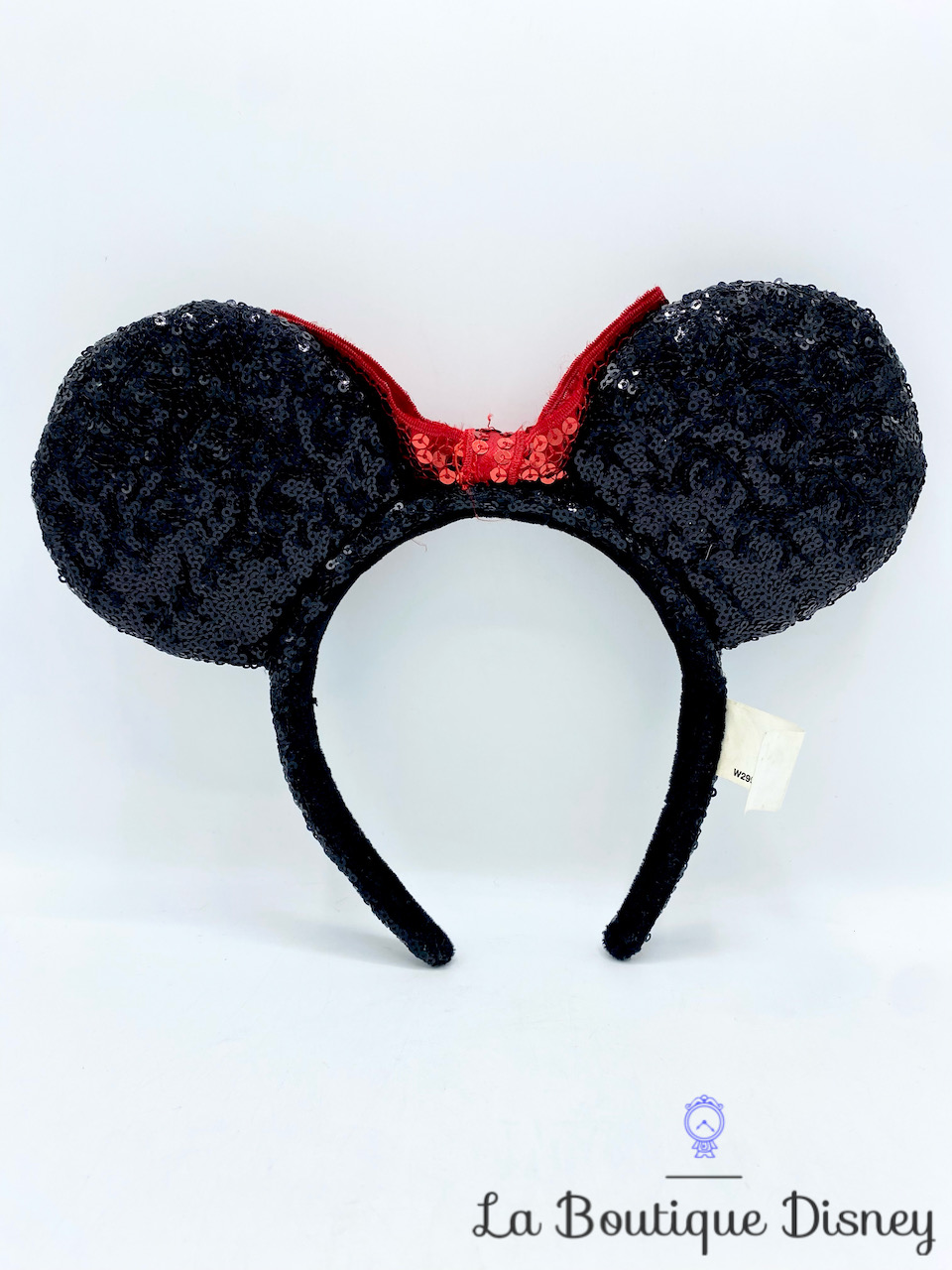 Serre tête Oreilles Minnie Mouse sequins Disney Store Ears noir noeud ...