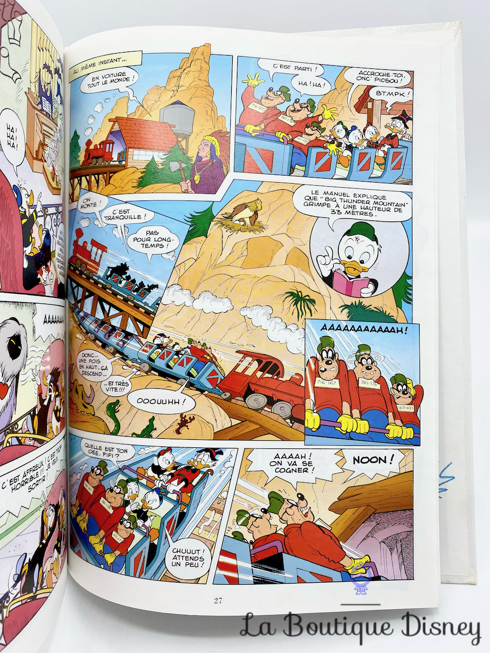 Livre BD Aventures à Euro Disney Walt Disney 1992 CLUB Dargaud bande ...