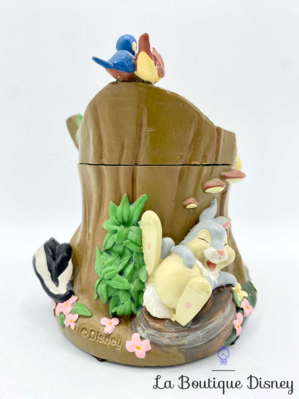 Boite résine Bambi Disney vintage tronc arbre Fleur Panpan - Maison ...