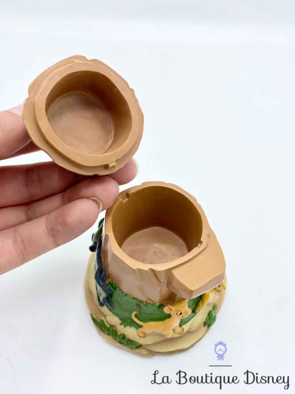 Boite résine Le roi lion Disney vintage rocher Simba Nala Hyènes ...