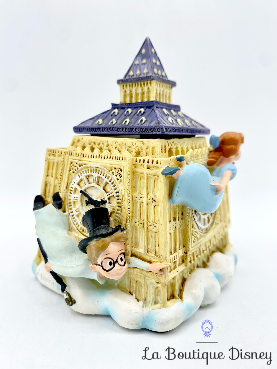 Boite résine Peter Pan Disney vintage Big Ben Wendy Jean Michel ...