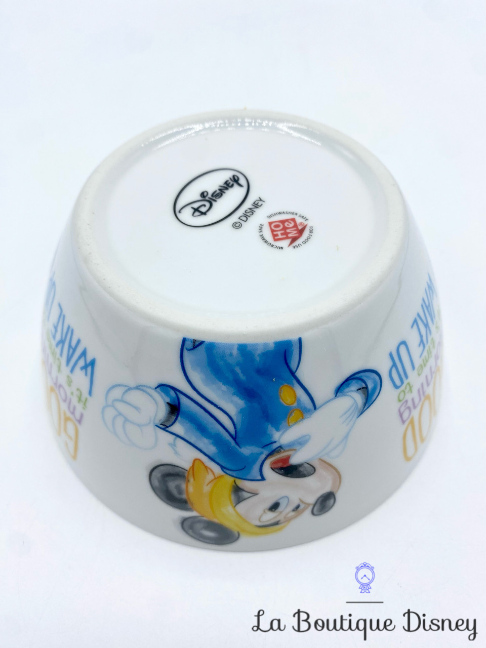 Bol Mickey Mouse Good Morning Time to Wake Up Disney HOME mug ...