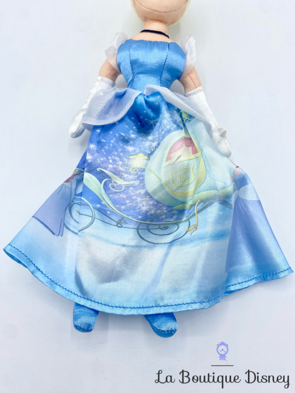 Poupée chiffon Cendrillon Disney Nicotoy peluche princesse robe scène ...