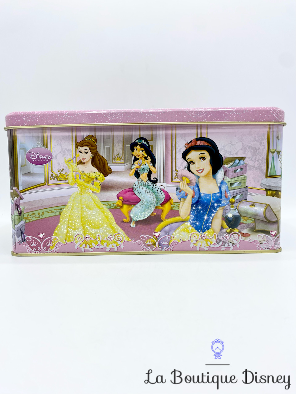 Boite métal Princesses Disney Balocco rose coeur Cendrillon Blanche ...