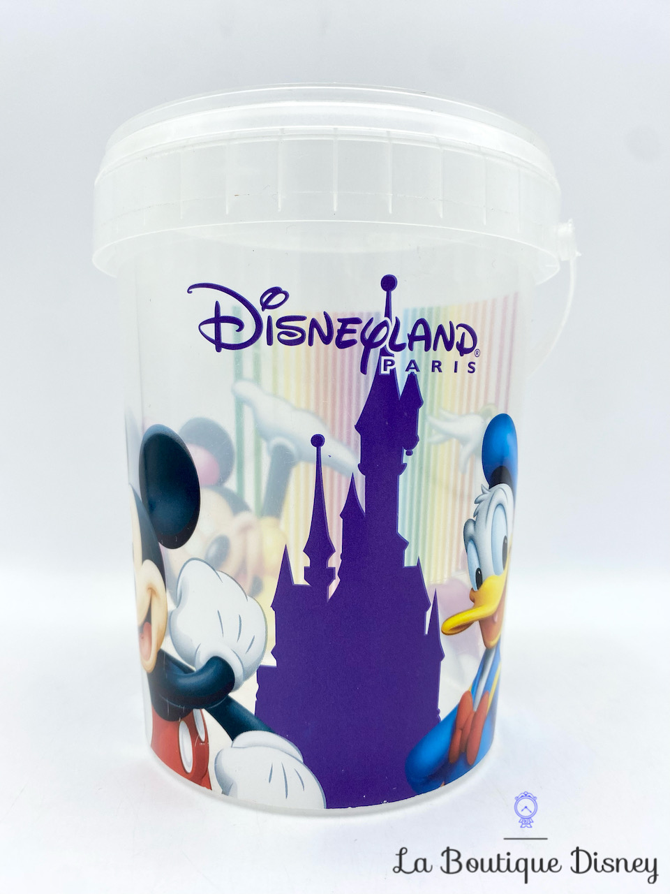 Seau Pop Corn Mickey Minnie Donald Daisy Disneyland Paris Disney boite ...