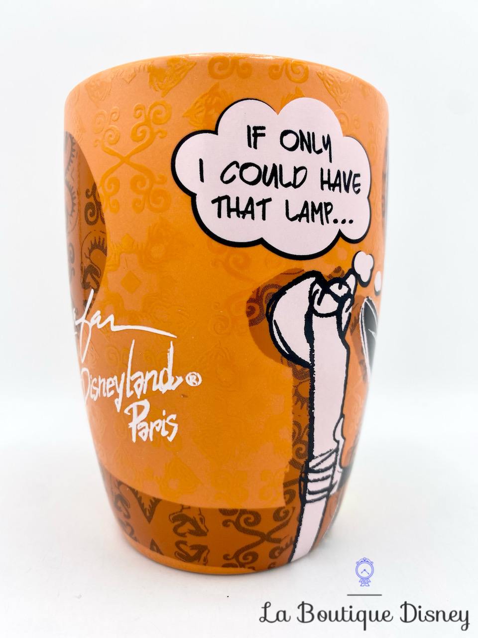 Tasse Jafar bande dessinée Disneyland Paris mug Disney Aladdin BD ...