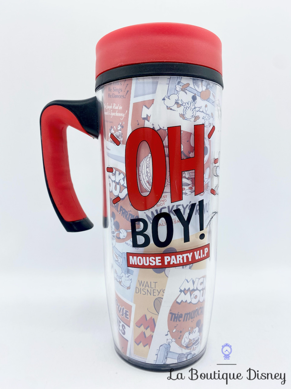 Thermos Mickey Oh Boy Mouse Party VIP Disneyland Paris mug voyage ...