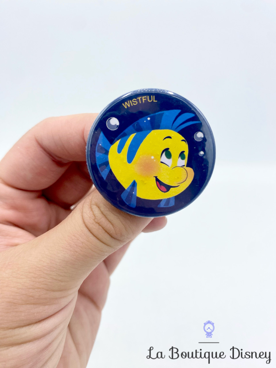 Badge Polochon La petite sirène Disney Wistful poisson jaune bleu ...