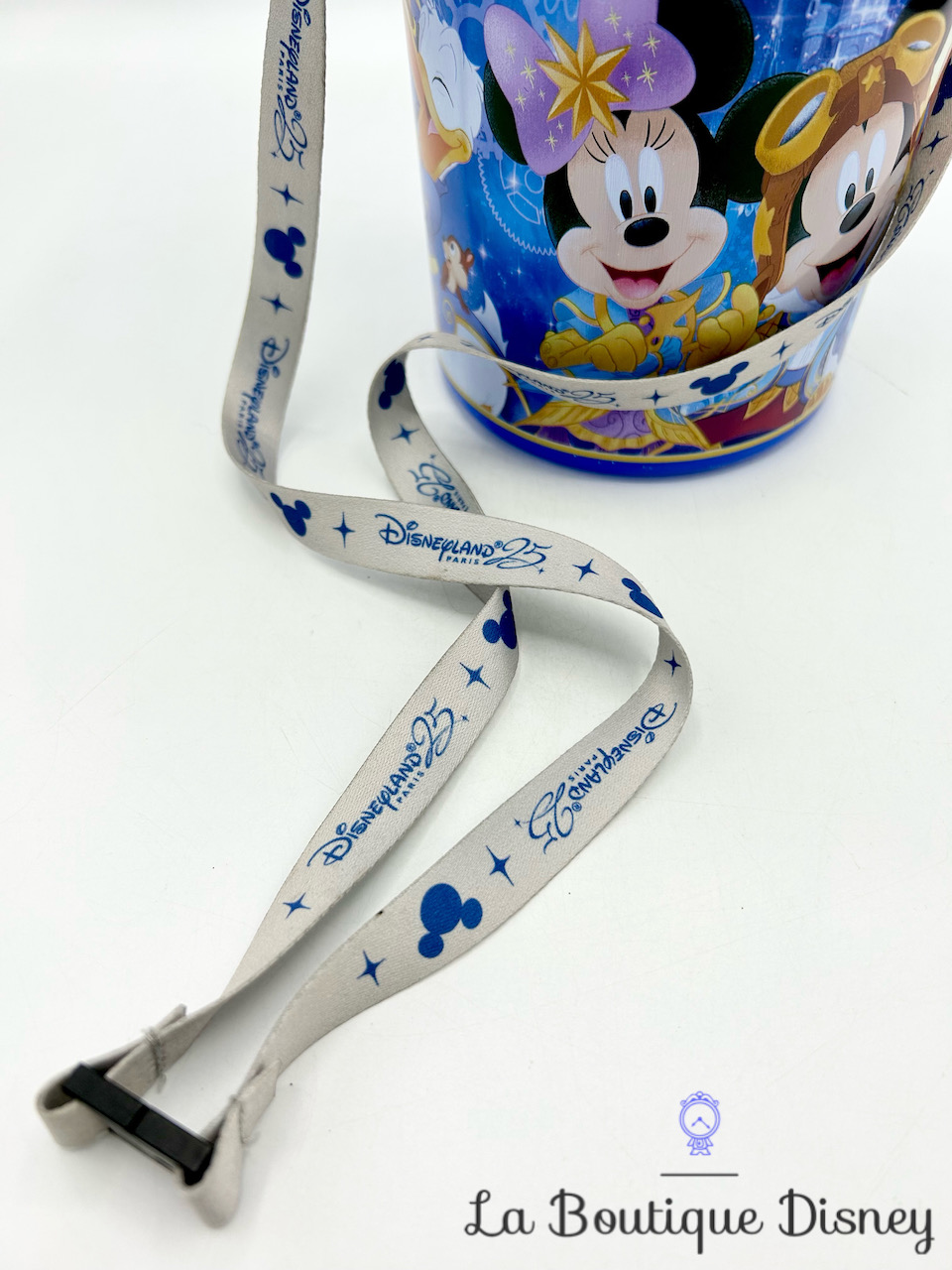 Seau Pop corn 25 ème Anniversaire Disneyland Paris 25 ans Disney boite ...